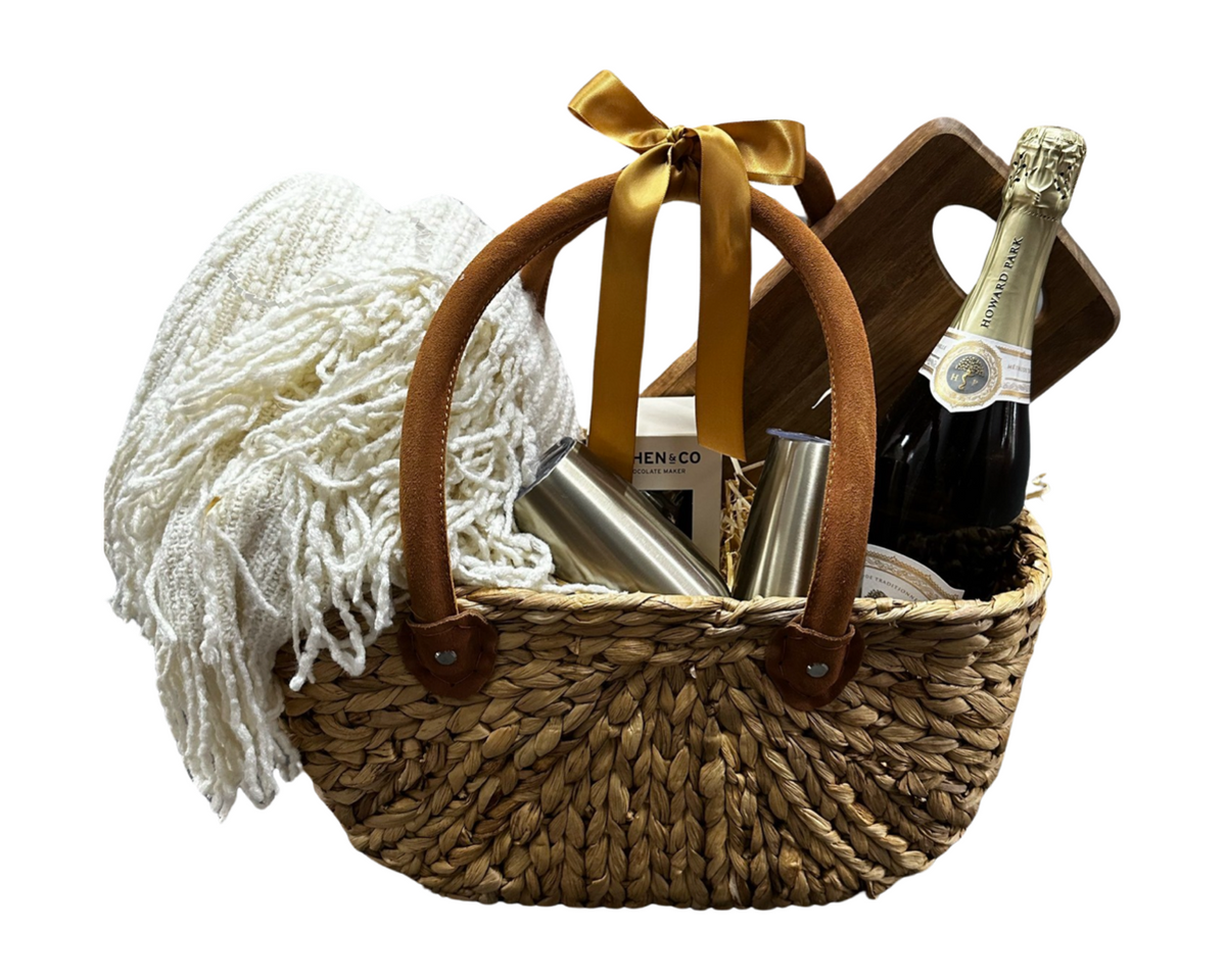 Sunset Gift Basket - Sparkling or Tea - Perth Gift Boxes - Gifted Design